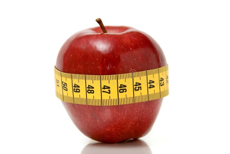 Apple And Measuring Tape Picture. Image: 6305195