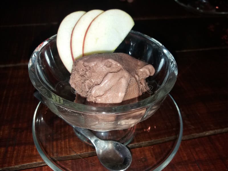 Apple mix cream stock photo. Image of dairy, snack, glass - 186018716