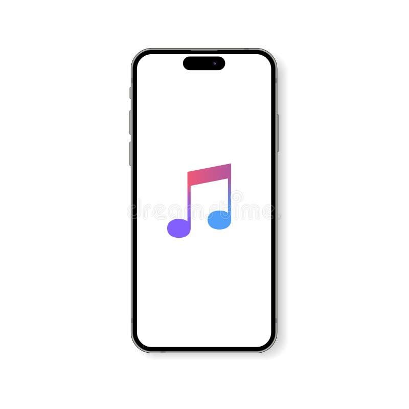 Apple Music. App Music. App Interface Template on Apple IPhone Mockup ...