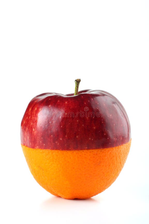 Apple orange stock photo. Image of fruit, orange, apples - 5434112