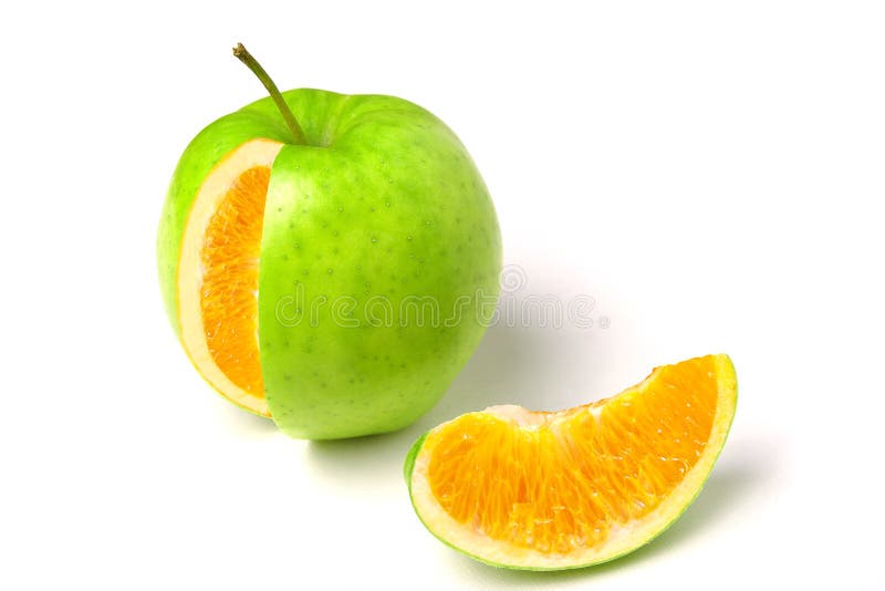 Apple With Orange Inside Picture. Image: 27141181