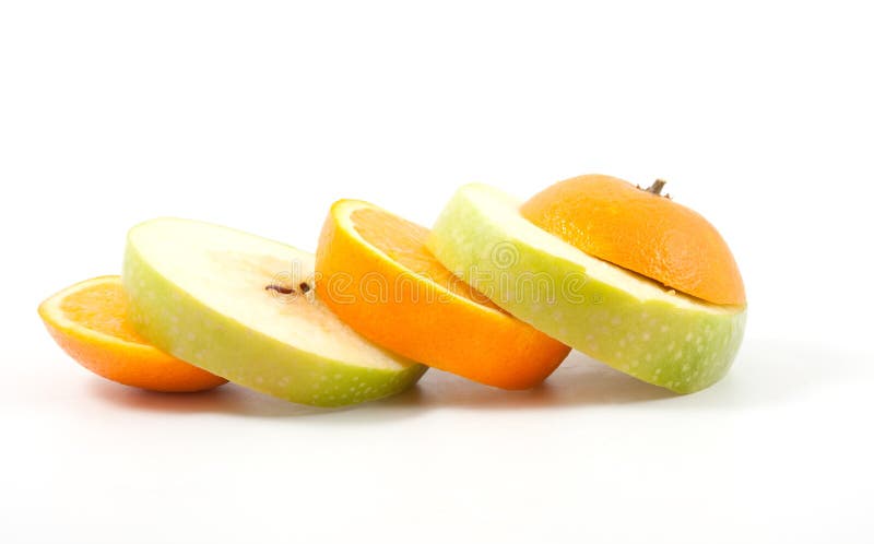 Apple and orange mix stock photo. Image of bonus, pudding - 19142592