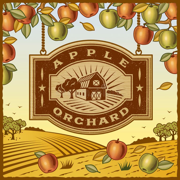 Orchard Drawing Stock Illustrations – 8,563 Orchard Drawing Stock ...