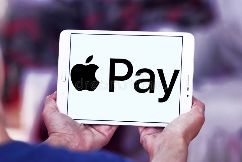 Apple paga il logo fotografia stock editoriale. Immagine di segno ...