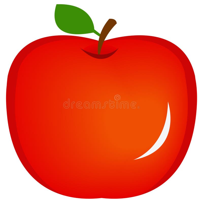 Apple-pictogram vector illustratie. Illustration of nave - 88288378