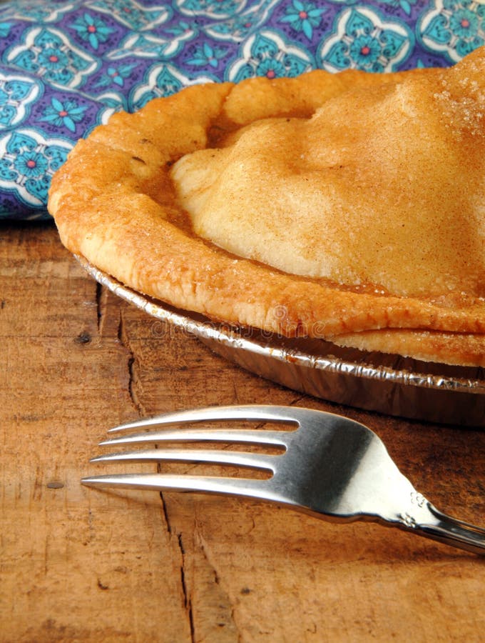 Apple Pie with Fork stock photo. Image of fork, yummy - 8172512