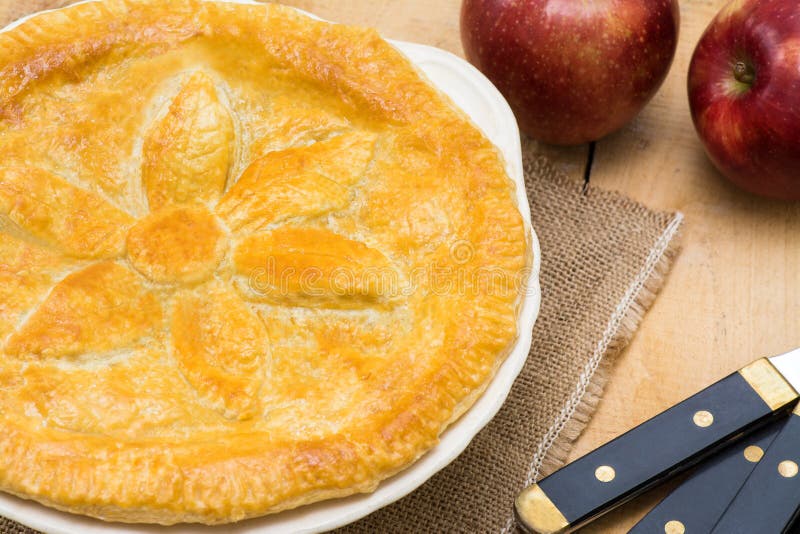 Apple pie stock photo. Image of dessert, american, angle - 52502018
