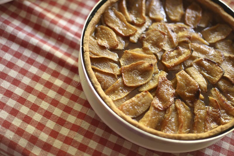 Apple pie home made stock image. Image of warm, country - 36011369