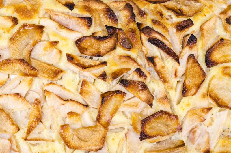 Apple Pie in Rectangular Baking Dish Stock Photo - Image of cinnamon ...