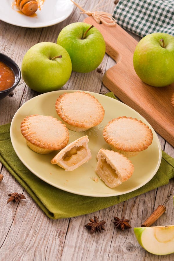 Apple pies. stock image. Image of breakfast, cake, fresh - 118739969