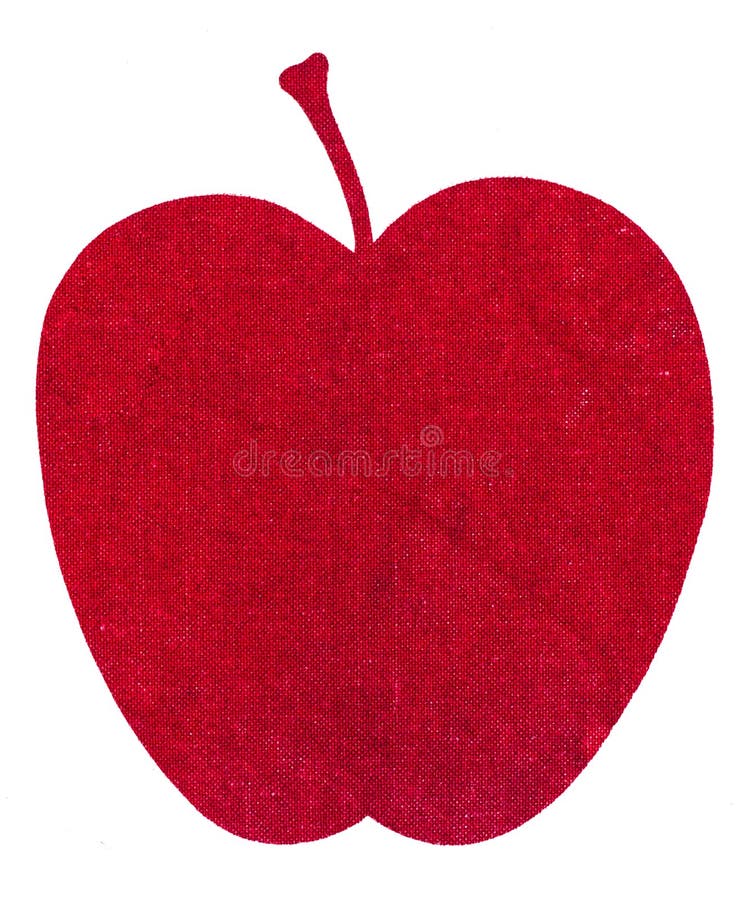 Apple print fabric stock photo. Image of print, season - 58547608