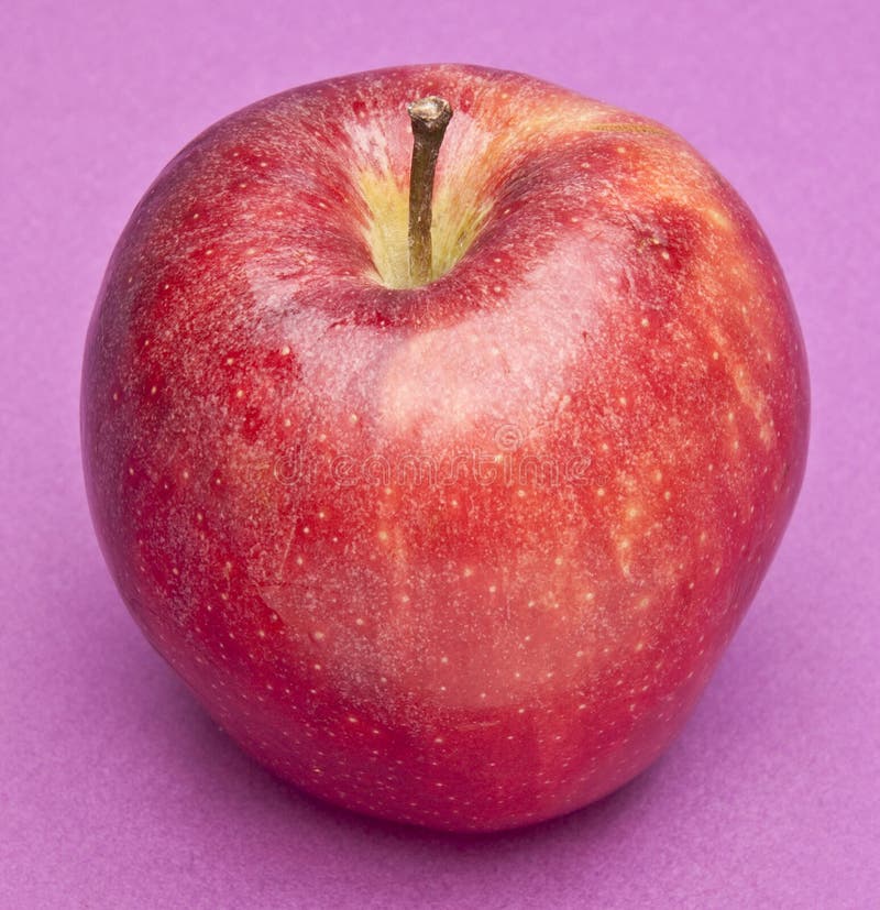 Apple on Purple stock image. Image of fresh, healthy - 14162941