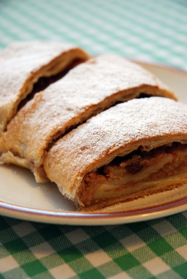 Apple roll with sugar stock photo. Image of apple, strudel - 3647422