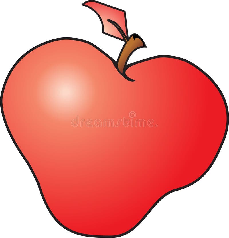 De Dessin Pomme Rouge Stock Illustrations, Vecteurs, & Clipart ...