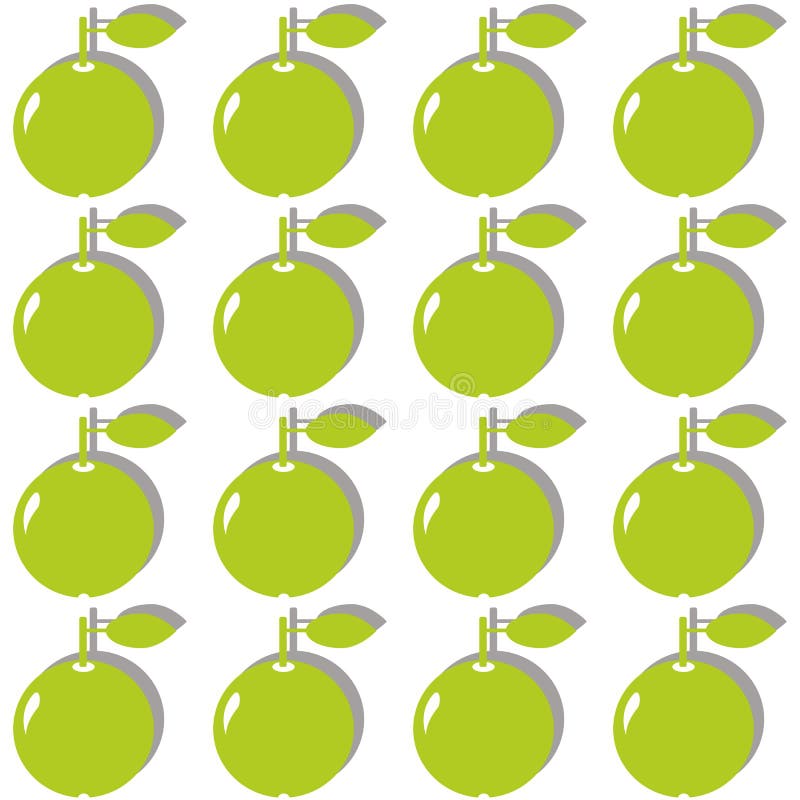 Apple stock vector. Illustration of crop, healthy, summer - 66432986