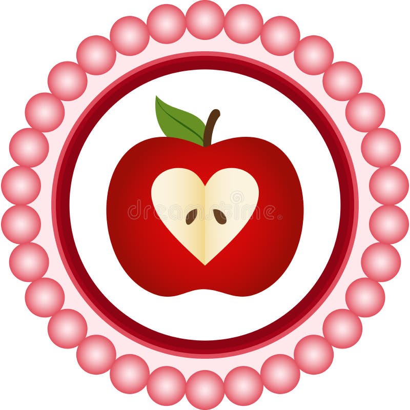 Apple round glossy buttons stock vector. Illustration of template ...