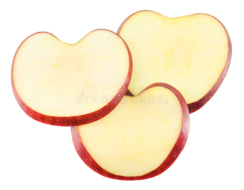 Apple stockbild. Bild von getrennt, viertel, saftig, apfel - 9433891