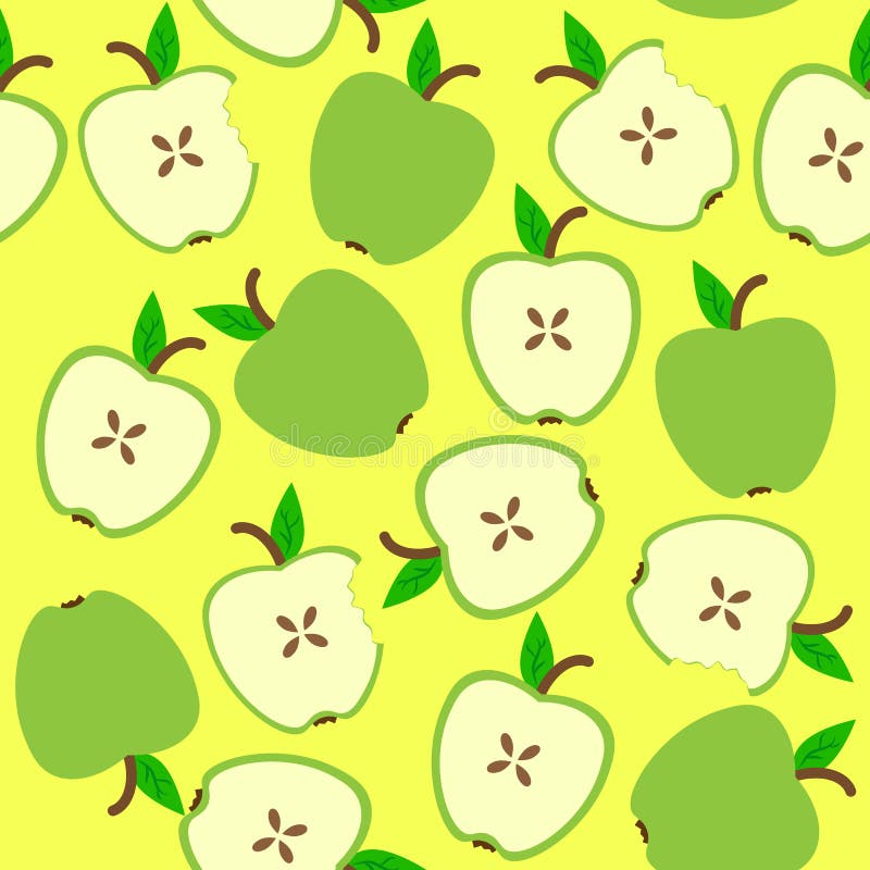 Apple Seamless Pattern Stock Illustration Illustration Of Decor 85501717