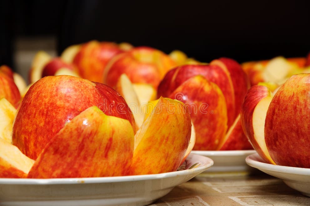 Apple segment stock photo. Image of brightly, vibrant - 12478174