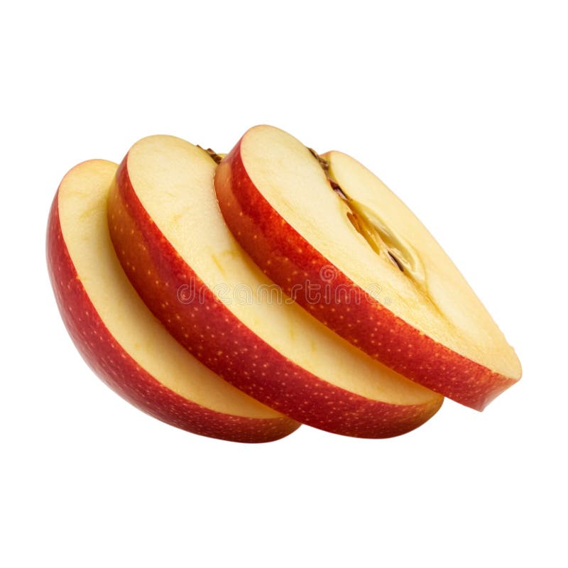 Apple Segmentada PNG En Fondo Transparente Stock de ilustración ...