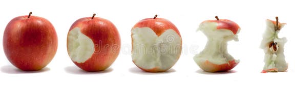 Apple Sequence 2 stock image. Image of next, imprints - 8912435