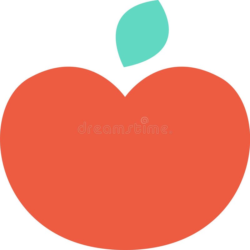 Apple Simple Icon stock illustration. Illustration of icon - 328247227
