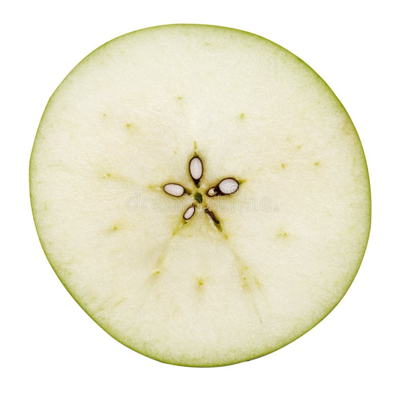 Apple slice stock photo. Image of piece, apple, single - 10403896