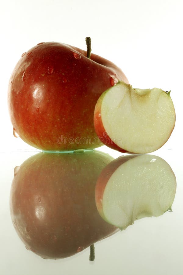 Apple and slice stock image. Image of lifestyle, single - 7364401