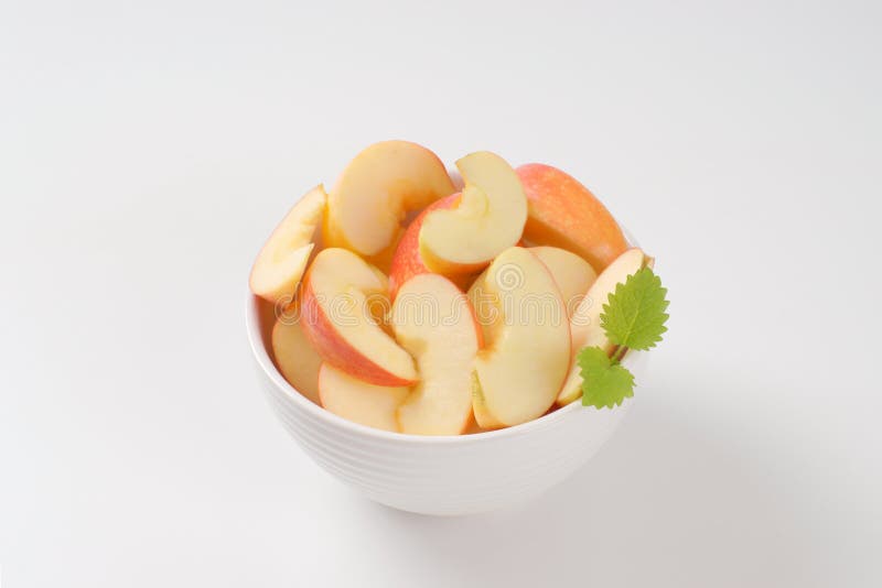 Apple slices stock photo. Image of studio, piece, herb - 59919836
