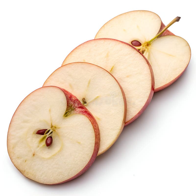 Apple Slices stock illustration. Illustration of produce - 356623953
