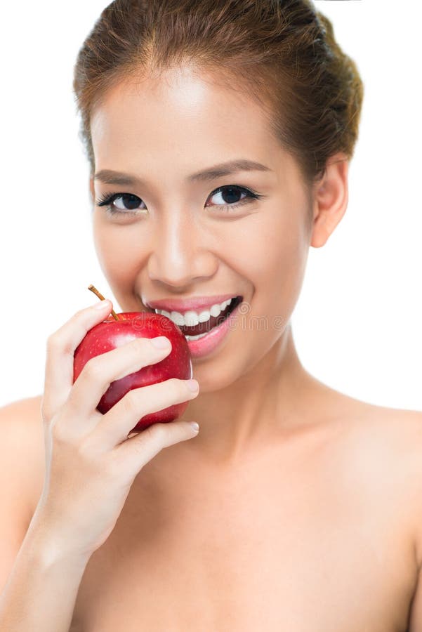 Apple smile stock image. Image of beautiful, isolated - 29337223