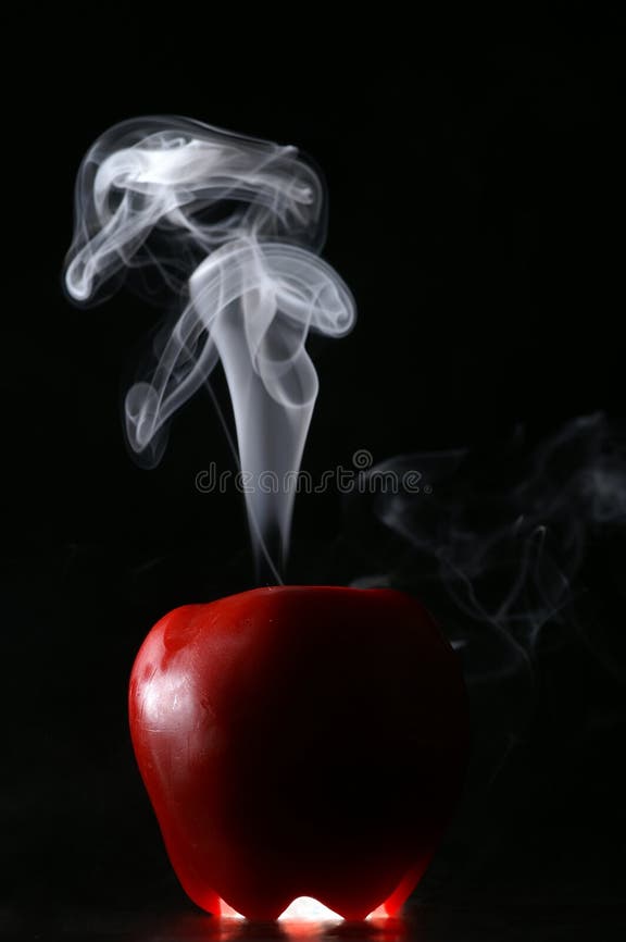 Apple smoke stock photo. Image of background, abstract - 14895956
