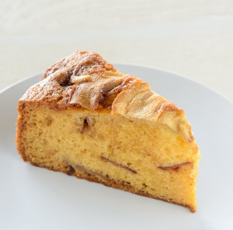 Apple Soft Cake stock image. Image of wooden, delicious - 65449605