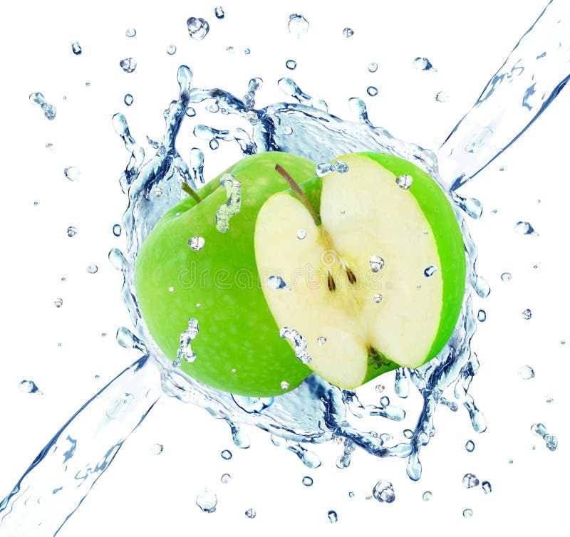 Apple splash stock photo. Image of freshness, fruit, health - 98835388