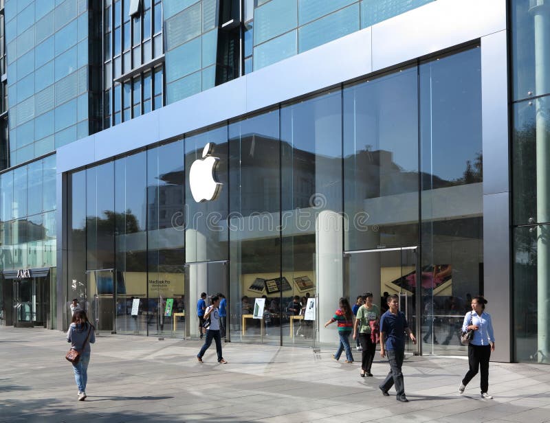 Apple Store editorial stock photo. Image of beijing, loogo - 26713118
