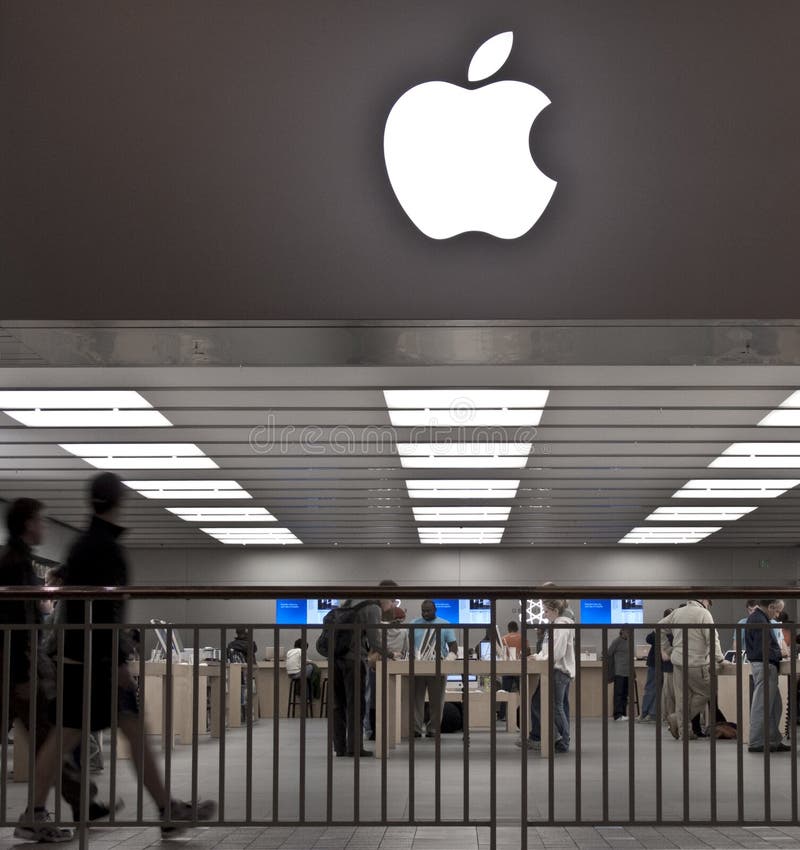Apple Store editorial photo. Image of wireless, mall, computer - 9885751