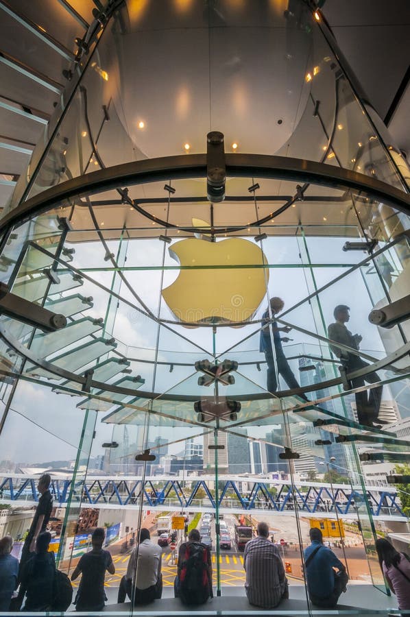 Apple store in Hong kong editorial image. Image of firm - 33602545