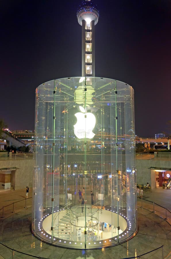 Apple Store in Shanghai editorial photo. Image of high - 24575716