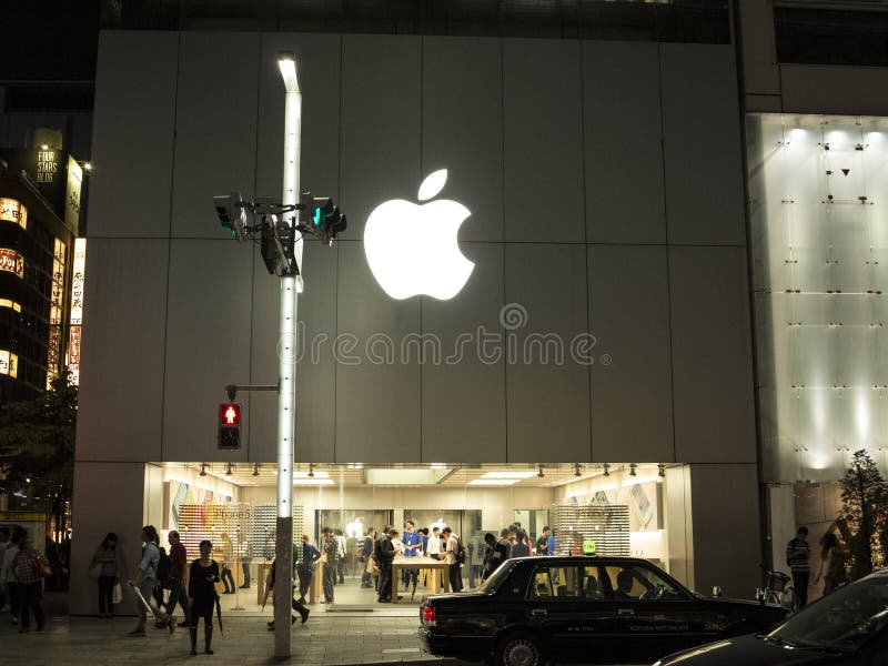 Apple store in Tokyo editorial image. Image of iconic - 34583540
