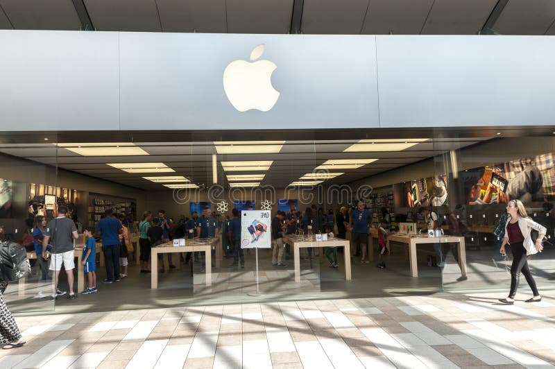 Apple store editorial photography. Image of mall, facade - 43509977