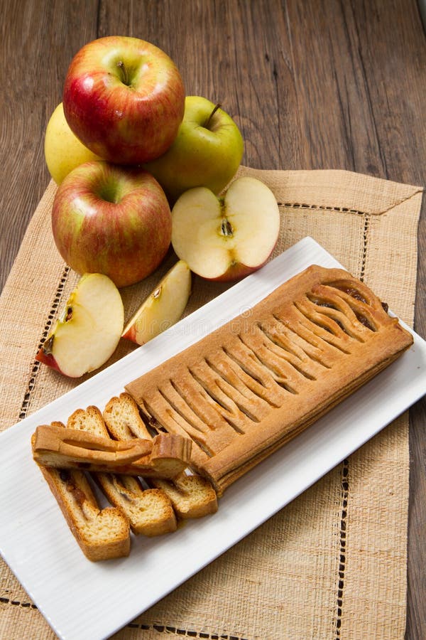 Apple strudel stock image. Image of stroodle, dough, roll - 22998351