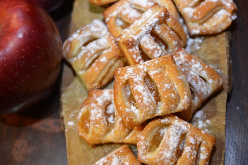 Apple strudel cookies stock photo. Image of food, strudel - 107917840