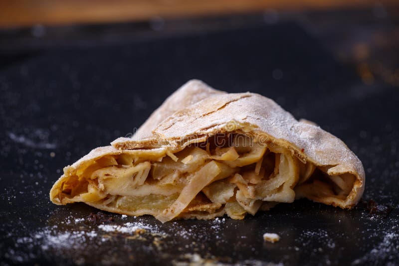 Apple strudel stock photo. Image of austrian, cuisine - 268205568