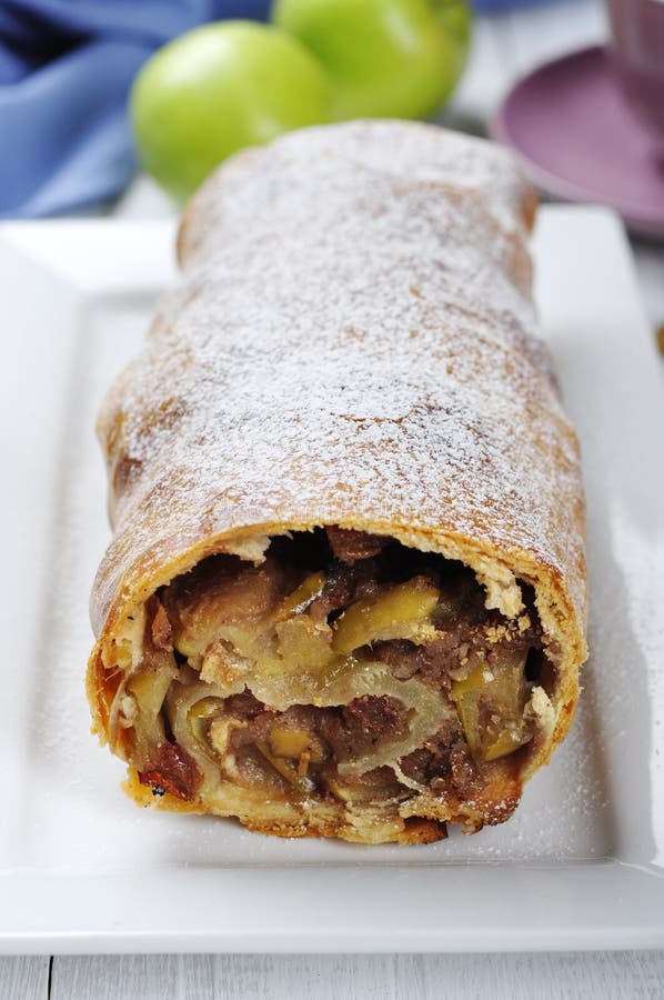 Apple strudel stock photo. Image of cinnamon, strudel - 30248084