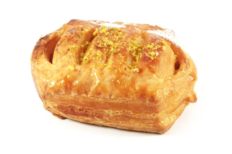 Apple Strudel Puff Pastry Danish Stock Photo - Image of roll, pastries ...