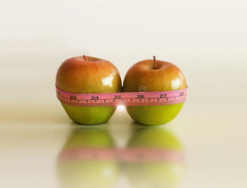 Apple Tape Measure stock image. Image of clean, measurement - 15465043
