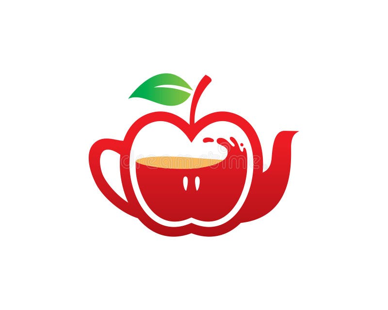 Apple Tea Logo Template Design Vector, Emblem, Design Concept, Creative ...