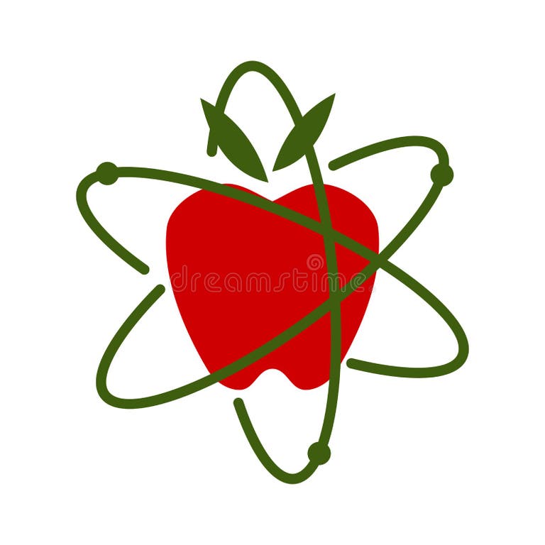 Apple Technology Logo Icon Illustration Brand Identity Stock Vector ...