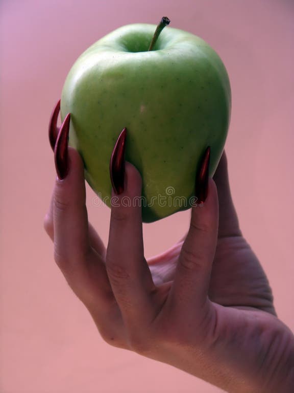 Apple of the temptation stock image. Image of calorie, energy - 991907