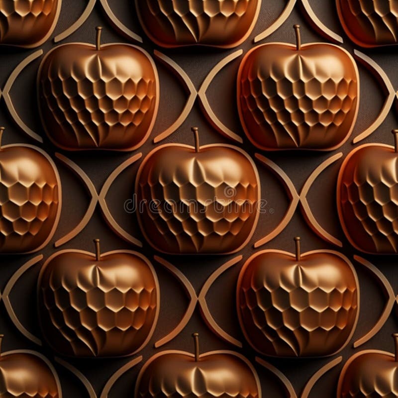 Apple Pattern, Fruit Pattern Stock Illustration - Illustration of ...